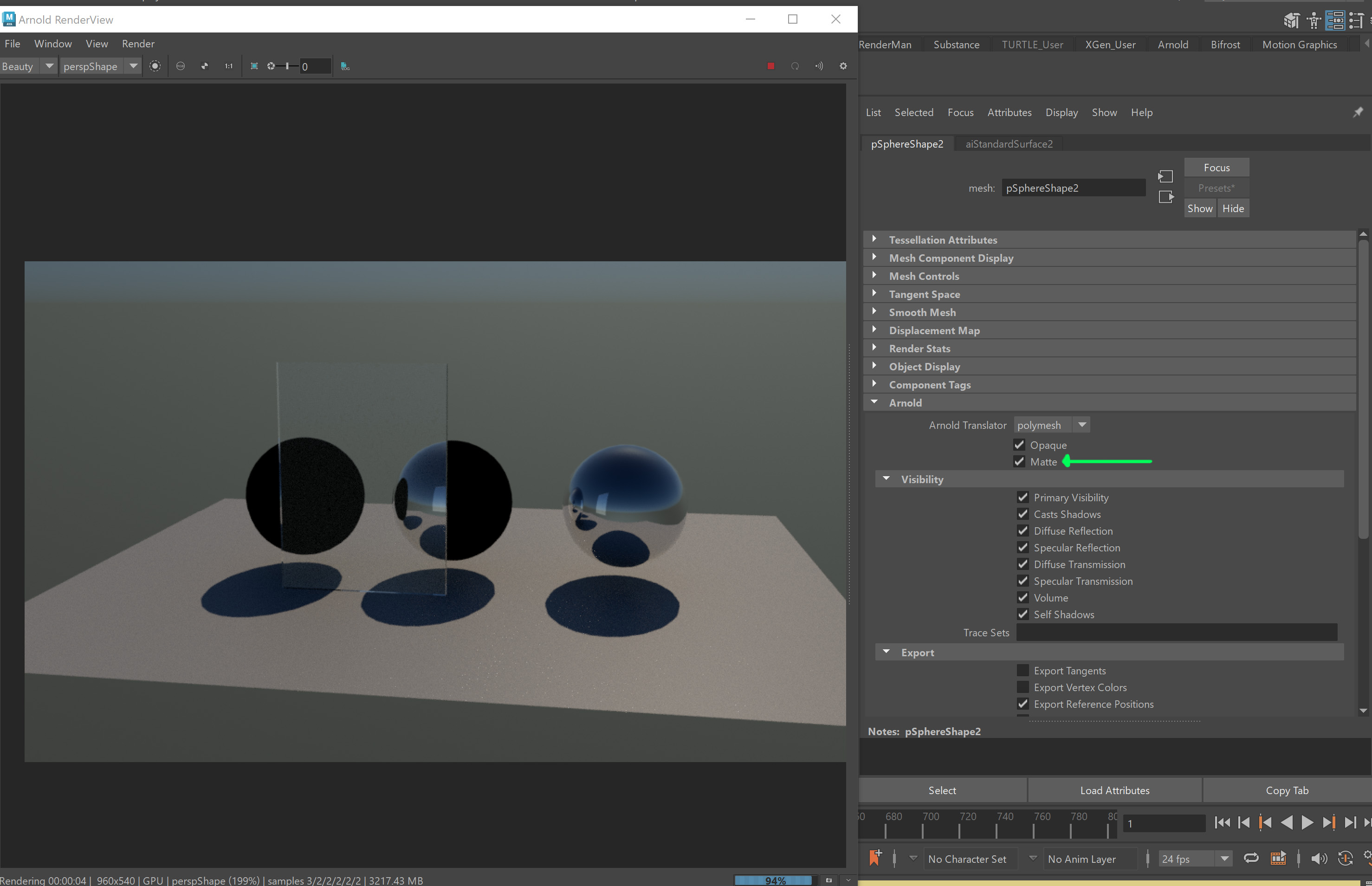 Matte objects reflections - Autodesk Community