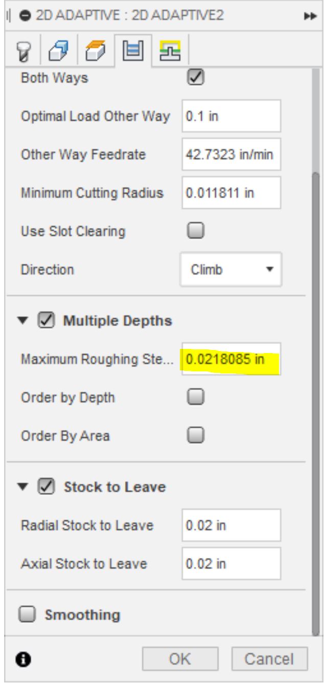 HELP WITH HEIGHT PROBLEM 2D ADAPTIVE CLEARING - Autodesk Community