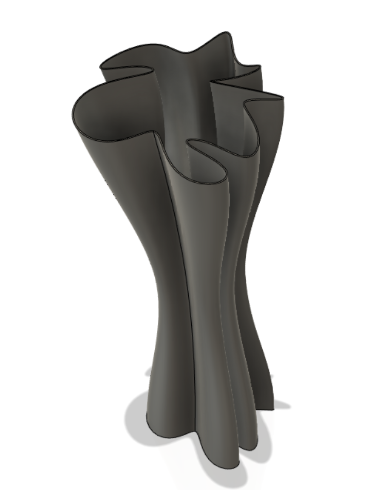 Résolu : Fusion 360: Effet drapé sur vase - Autodesk Community