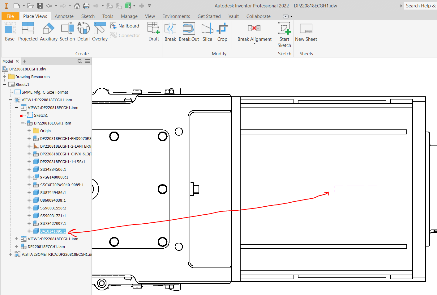 Solved: Break out View not showing all parts - Autodesk Community