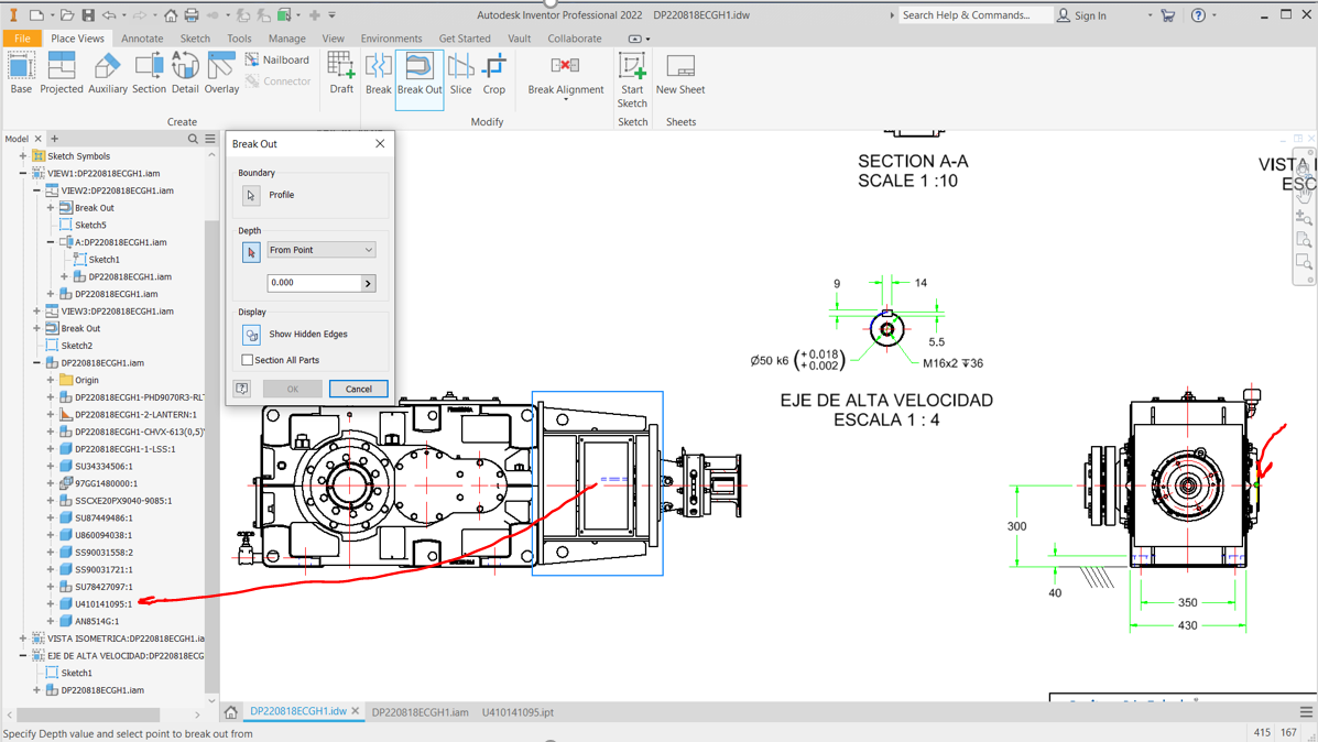 Solved: Break out View not showing all parts - Autodesk Community