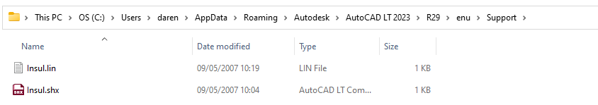 Solved: AutoCAD LT 2023 - Linetype / Shapefile issue - Autodesk Community