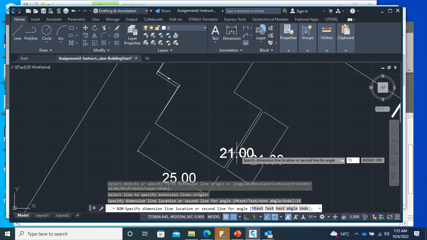 Solved: Looking to offset a dimension line for a building. - Autodesk Community