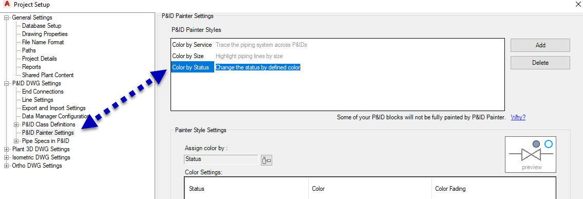 P&ID Annotation: Changing the color with component status change - Autodesk Community