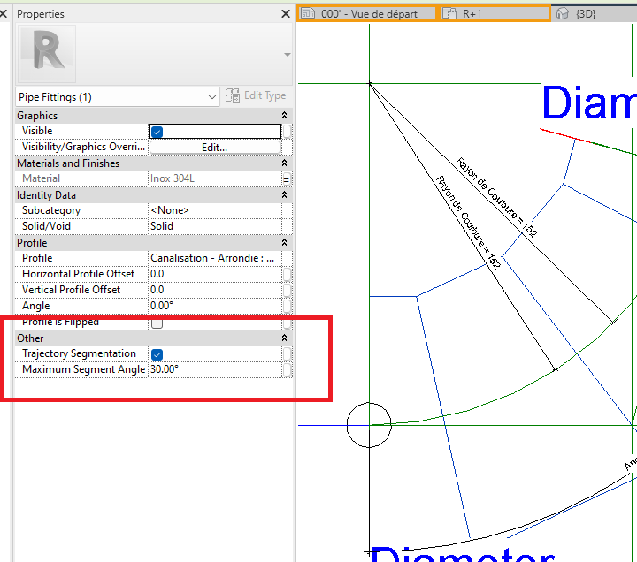 elbow - coude à secteur (in French in the text!) - Autodesk Community