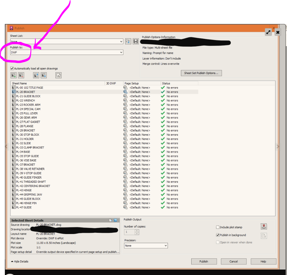 Solved: AutoCAD - Sheet Set Manager missing sheets when printing. - Autodesk Community