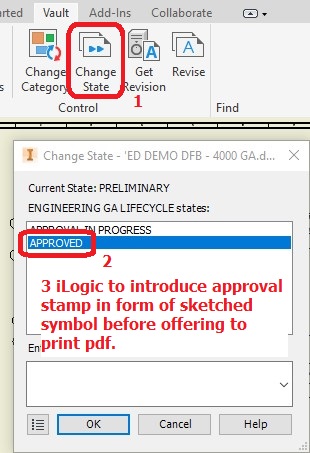 Approval stamp on state change - Autodesk Community