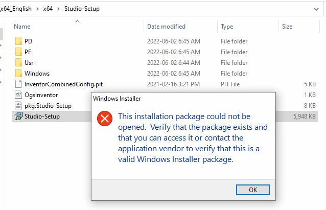 Inventor OEM 2022: OEM installation issue - Autodesk Community