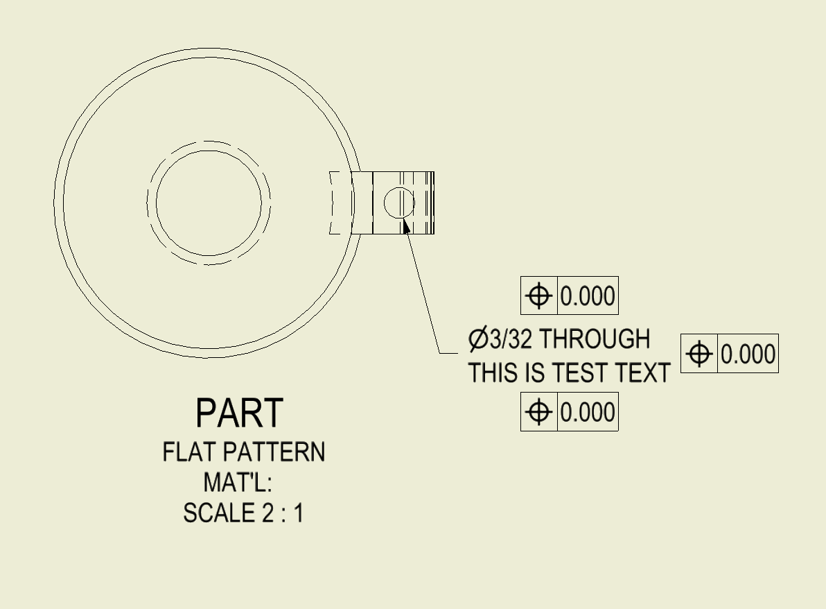 Edit hole note formatting in drawing - Autodesk Community