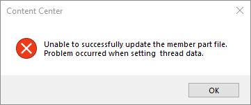 Inventor - Can ACME threads be used in a custom Content Center Library? - Autodesk Community