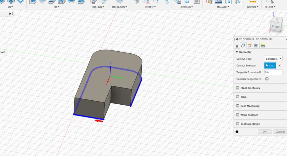 Solved: How to avoid machining Features on part using 2D contour? - Autodesk Community