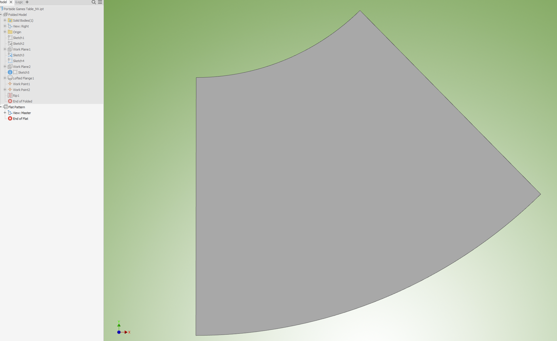 Solved: Cannot Flat Pattern Tapering Cylinder - Autodesk Community