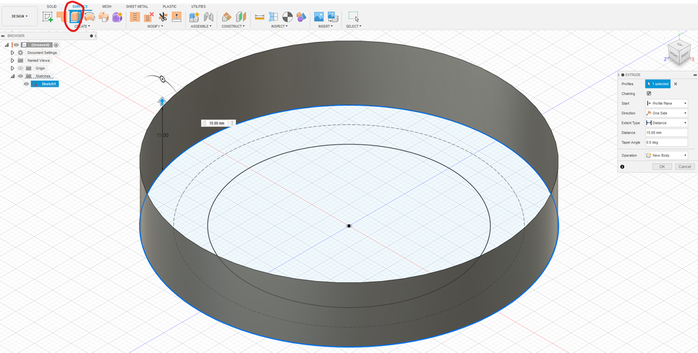 How to extrude only the outlines of a shape - Autodesk Community