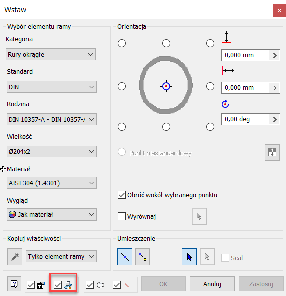 Inventor 2020.5 - Frame Generator Part Number from custom Content Center family table - Autodesk ...