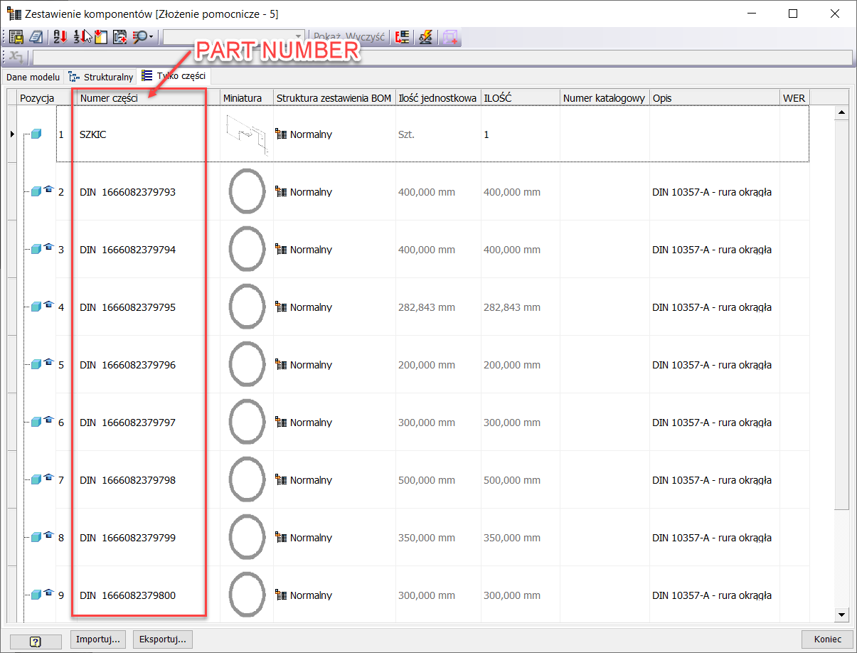 Inventor 2020.5 - Frame Generator Part Number from custom Content Center family table - Autodesk ...