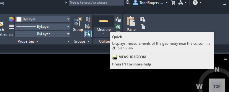 But I Don't Want the Quick Measure Command! - Autodesk Community
