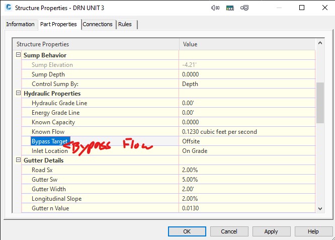 Analyze Gravity Network - Bypass Flow Saved to Part Property - Autodesk Community