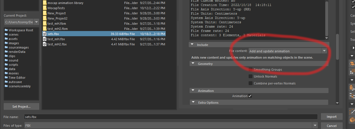 Solved: When a Selection Set containing faces of the same name mesh is exported in FBX, the list ...