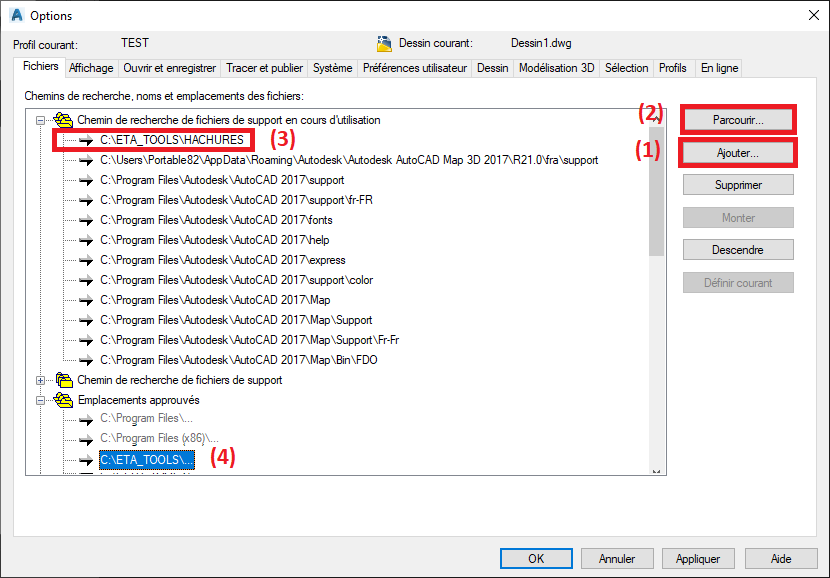 Résolu : AutoCAD : Hachure personalisable - Autodesk Community