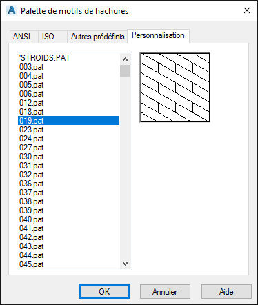 Résolu : AutoCAD : Hachure personalisable - Autodesk Community
