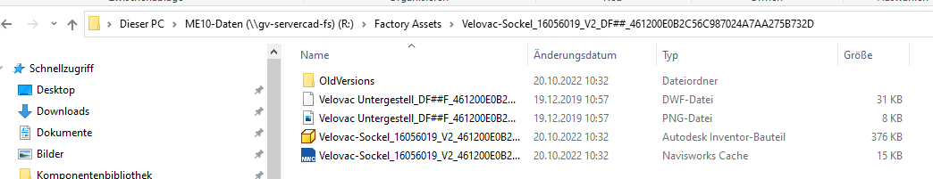 Gelöst: Inventor FDU - Erstellte Dateien bei Bibliotheksbauteil mit ...