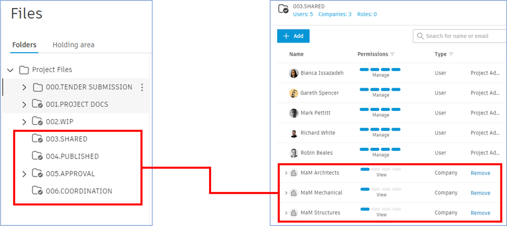 Add multiple folder permissions at the same time - Autodesk Community