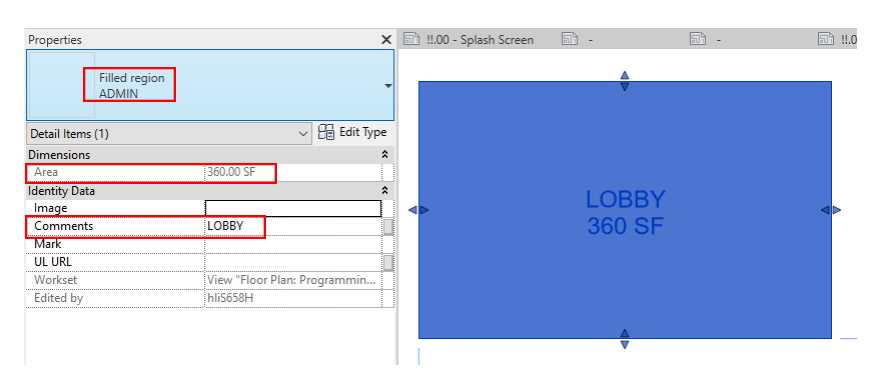 Area Schedule for Filled Regions - Autodesk Community