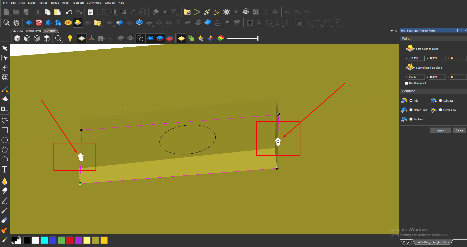 angled plane - Autodesk Community
