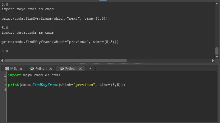 Solved: Python API findKeyframe command not working properly - Autodesk Community