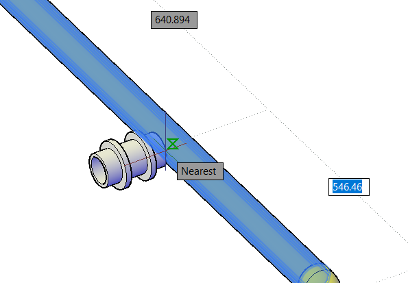 Insert coupling components parallel to the pipe - Autodesk Community