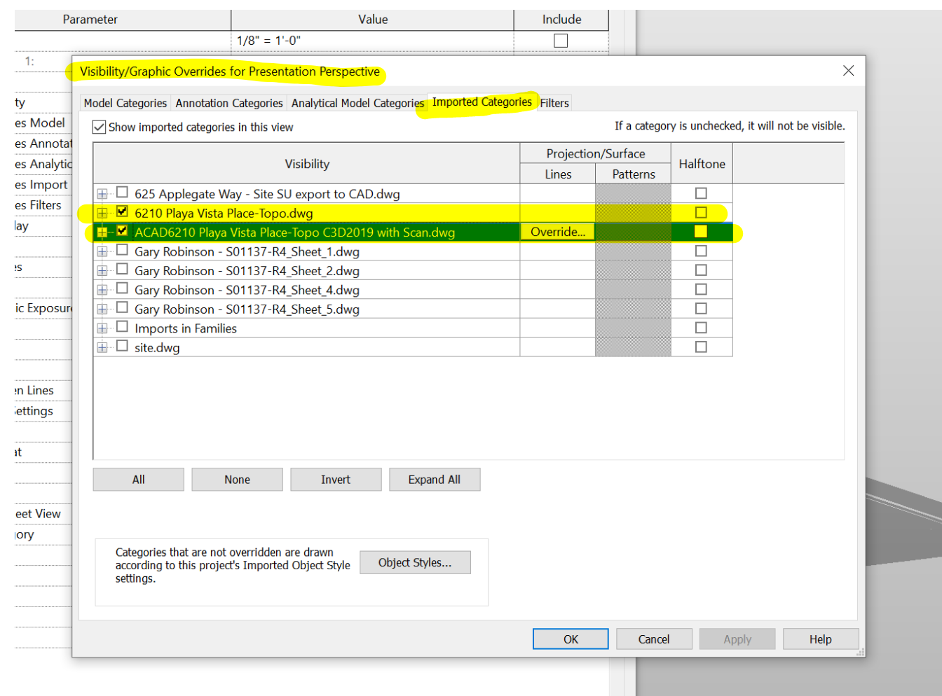Solved: How to see .dwg topo linework and 3d point cloud in Revit model 3D view? - Autodesk ...