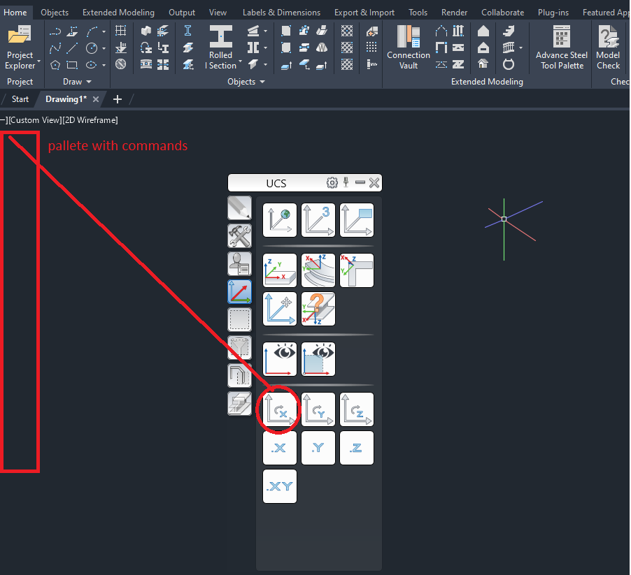 Solved: commands pallete - Autodesk Community