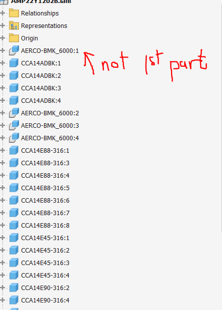 Solved: The order of the Model Tree in Assembly is incorrect - Autodesk Community