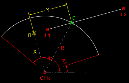 Solved: ARC & LINE intersection - Autodesk Community