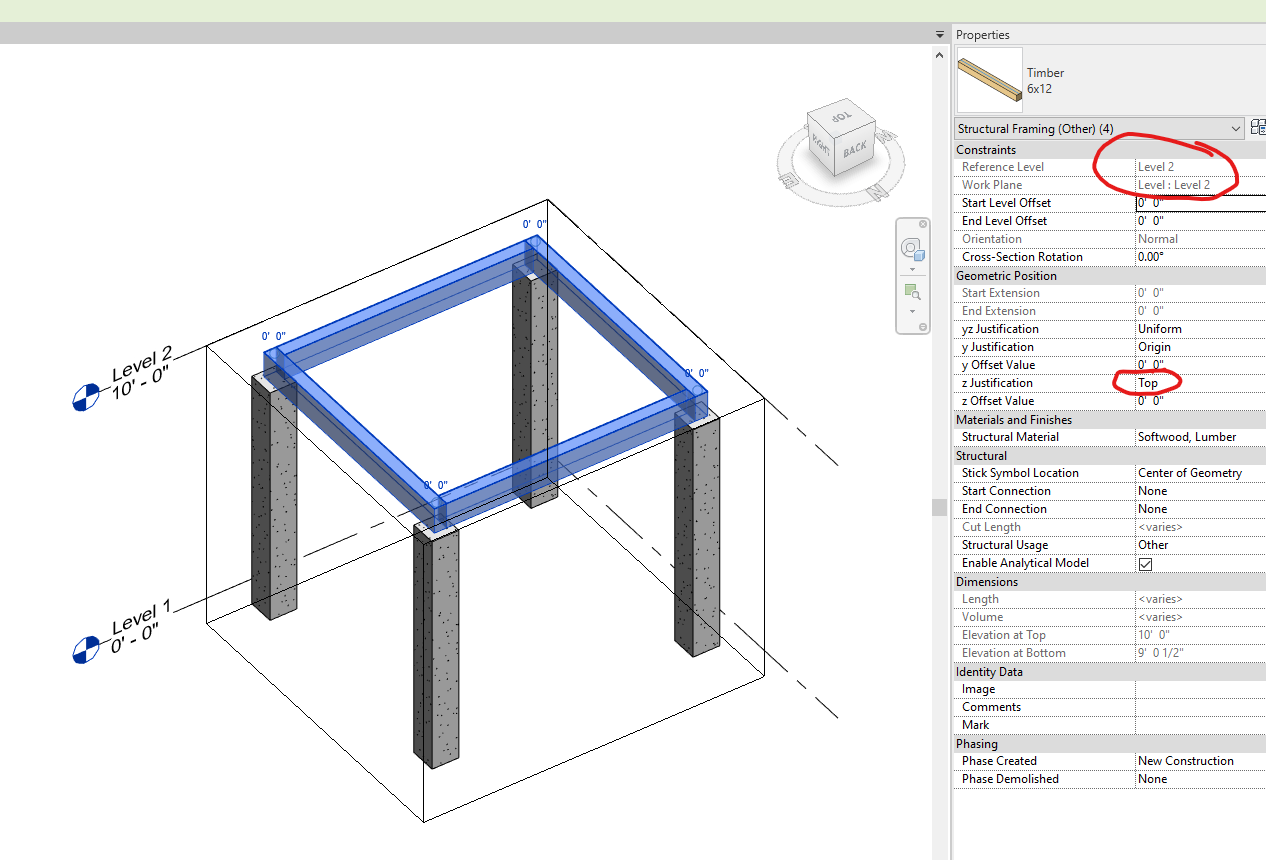 How to force beams over corner columns? - Autodesk Community