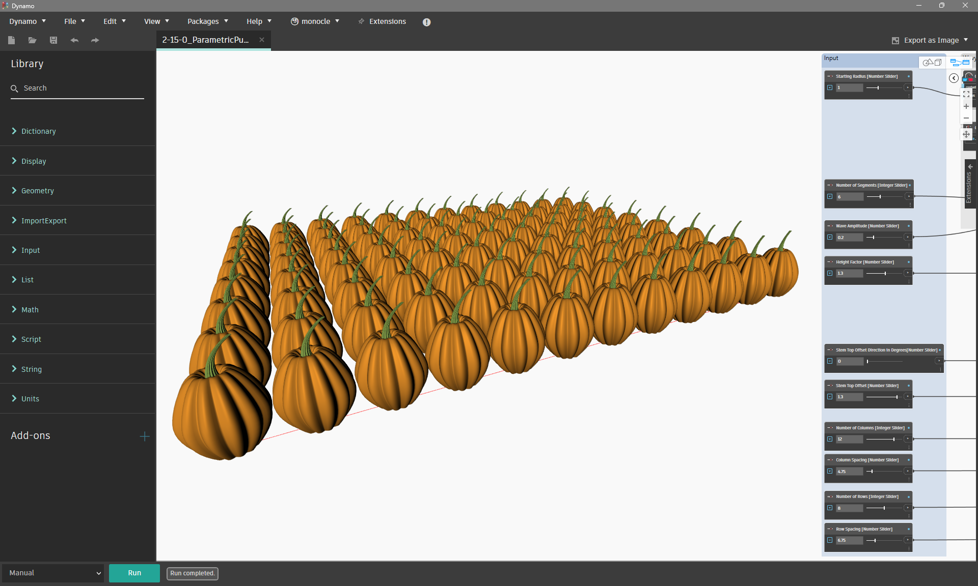 Dynamo Office Hours Parametric Pumpkins - Autodesk Community