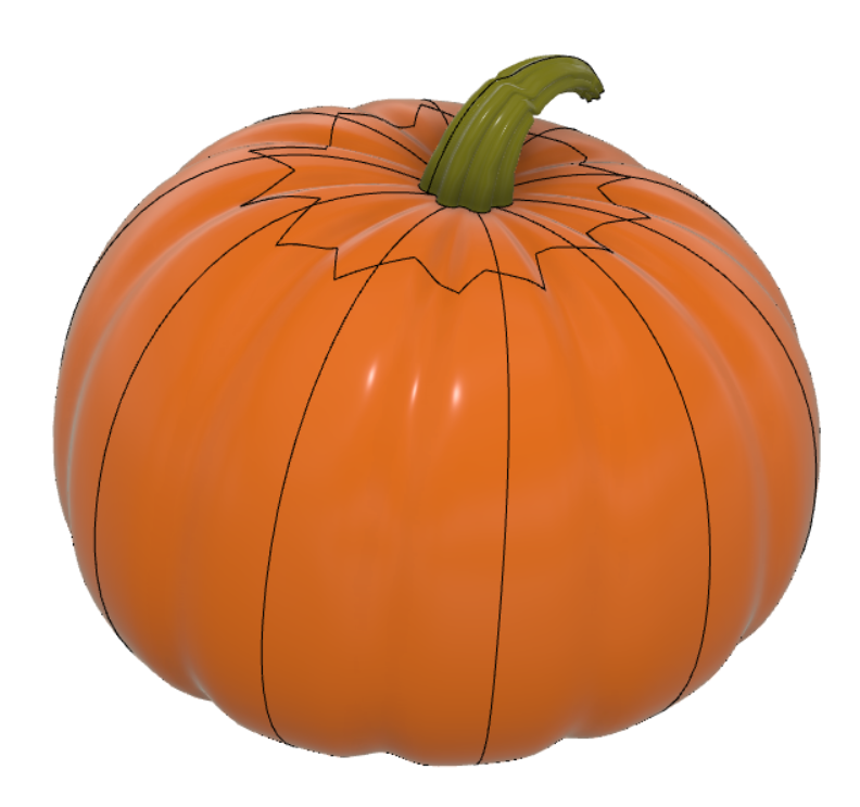 Solved: How to soften edges forming edge of a hole in a pumpkin body - Autodesk Community