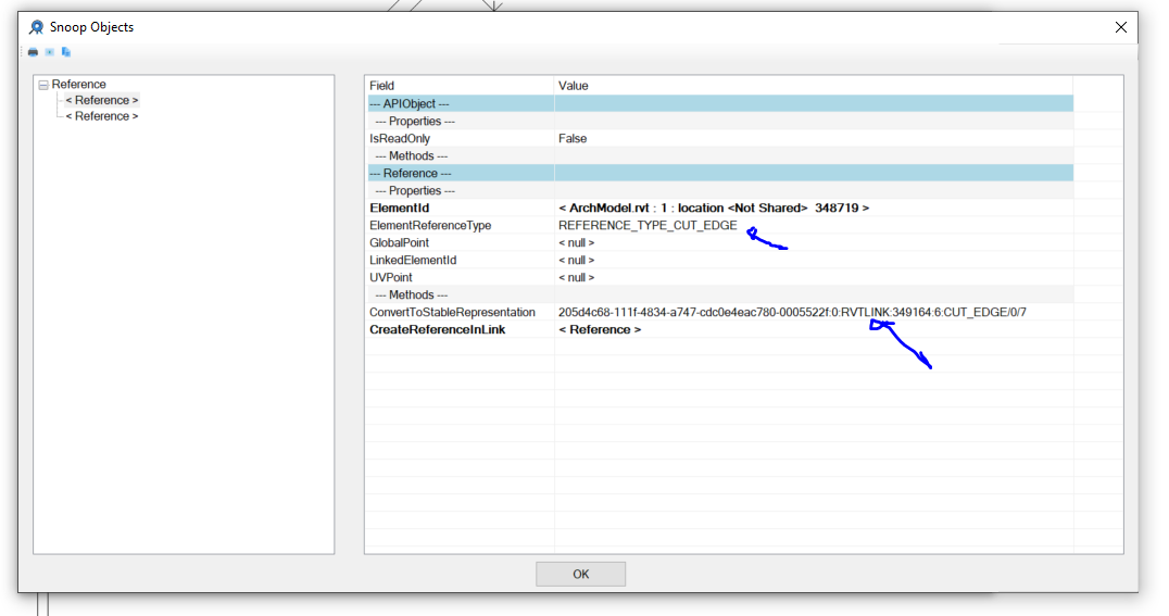 Generate a dimension line between CUT_EDGEs in a linked file - Autodesk Community