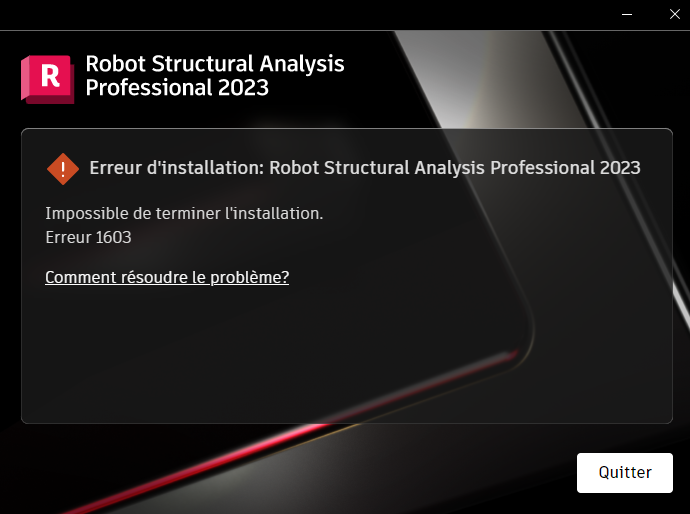 RSA : Problème d'installation - Autodesk Community