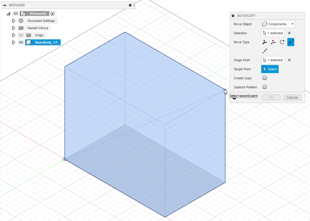 Is there any difference between moving a component via UI and creating a component via Api and ...