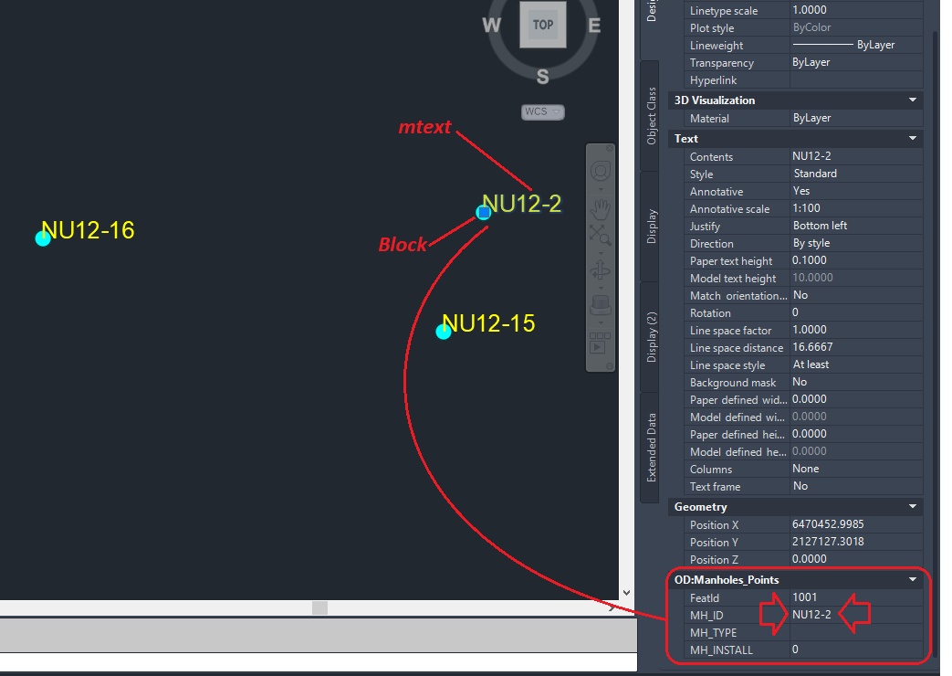 Object data label position - Autodesk Community