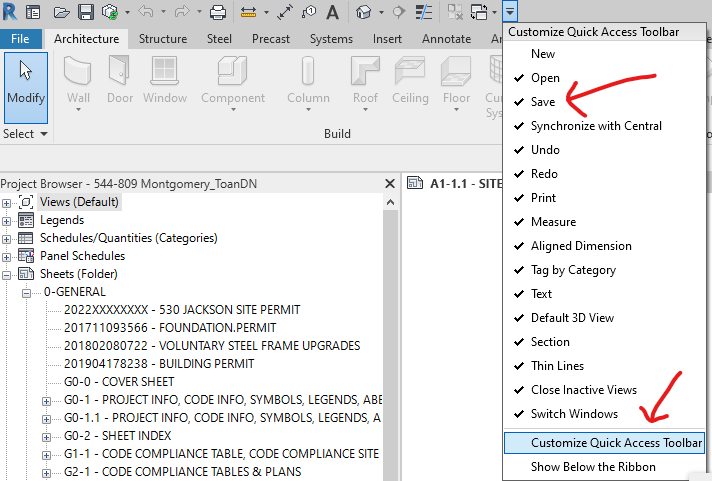 Solved: Save Icon disapeear on upper ribbon - shortcuts - Autodesk Community