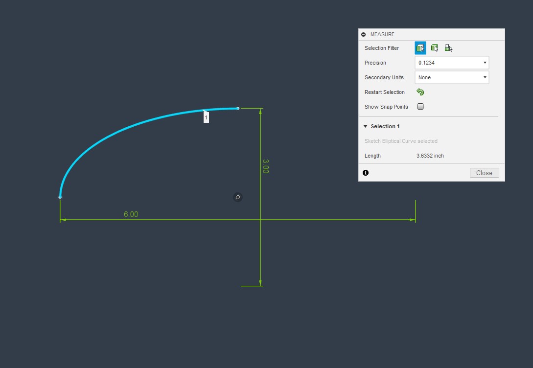 Solved: How do I get the circumference and length of arc of an ellipse? - Autodesk Community