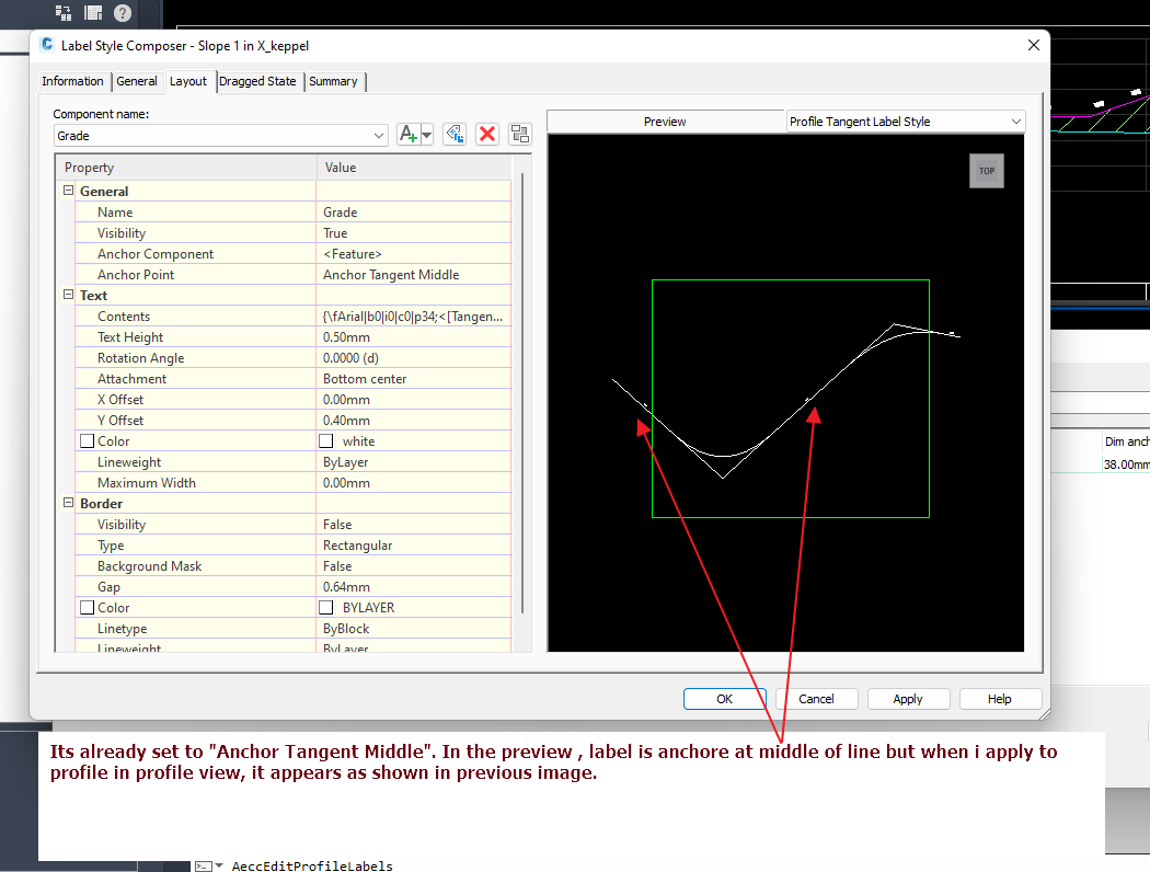 Solved: Modify slope line labels of profile in profile view - Autodesk Community