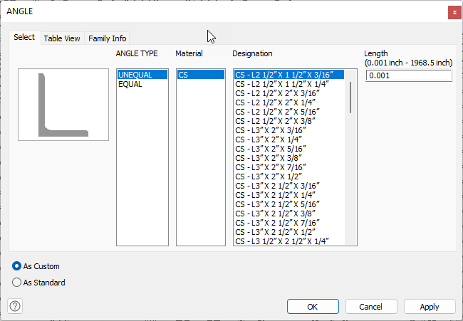 Frame Generator "Size" selection box - Autodesk Community