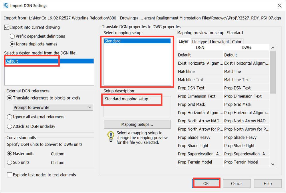 from dgn to dwg - Autodesk Community