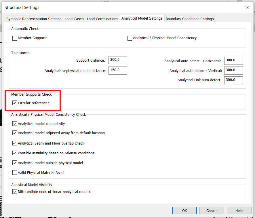 There is a circular chain of references among the highlighted elements ...
