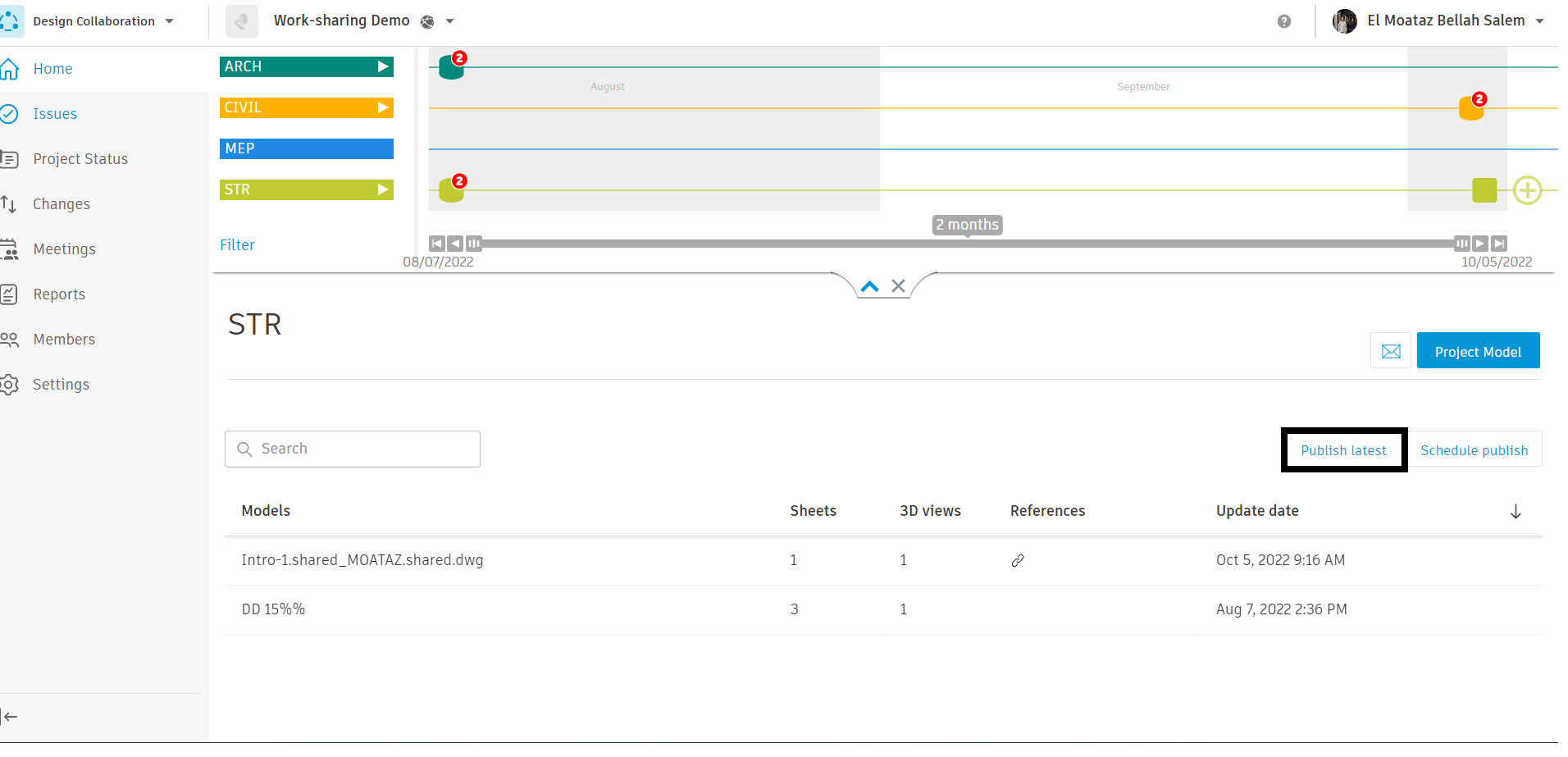 Revit 2023 Cloud work-sharing Publishing setting and publish latest ...