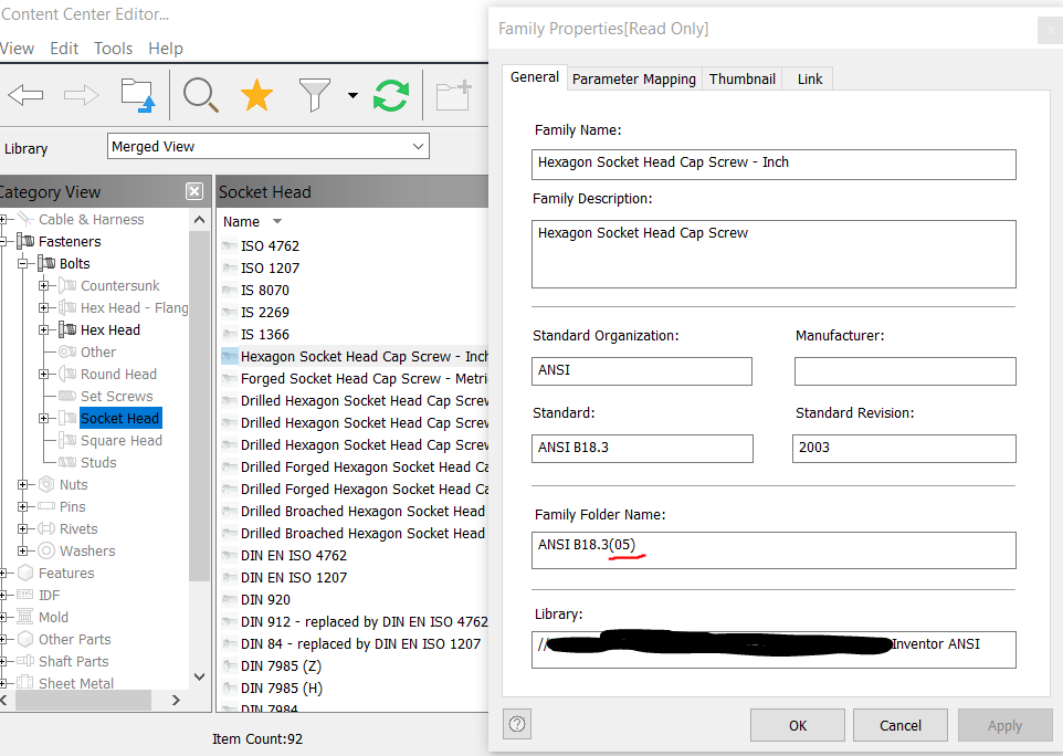Multiple Parts The Same In Content Centre Autodesk Community