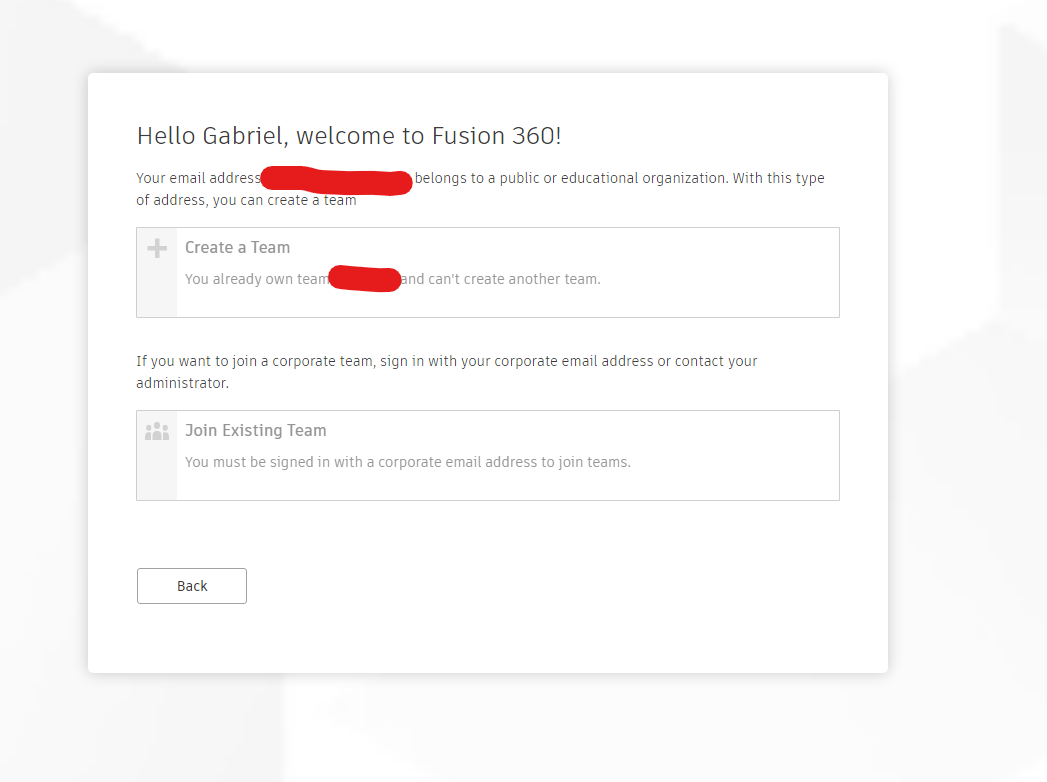 cannot join team and cannot open Fusion 360 - Autodesk Community